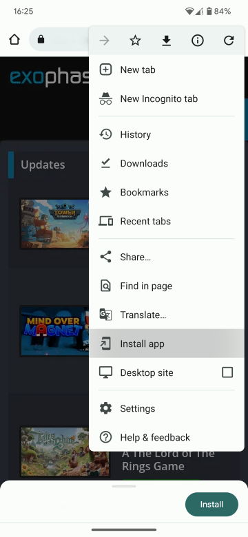 Desktop and Mobile App - PWA - Exophase.com